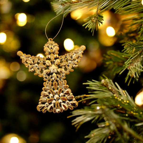 Colgante Navideño Angelito Dorado COL2365 – Blumart